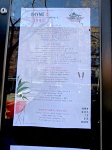 Spring Natural Kitchen Replaced by Thyme and Tonic; 'It All Feels Very ...