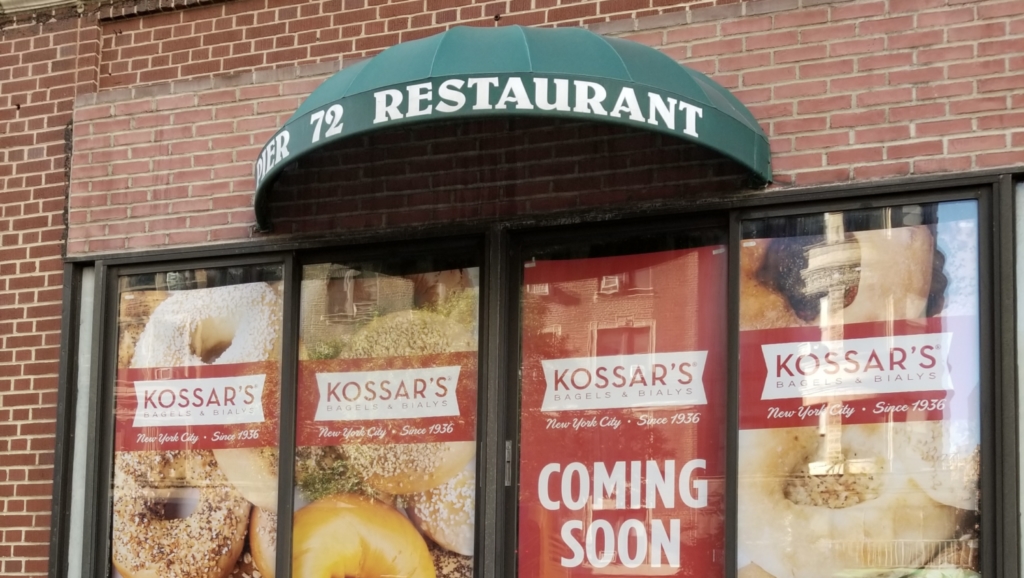 Kossar's Bagels & Bialys Opening Where Pier 72 Used To Be