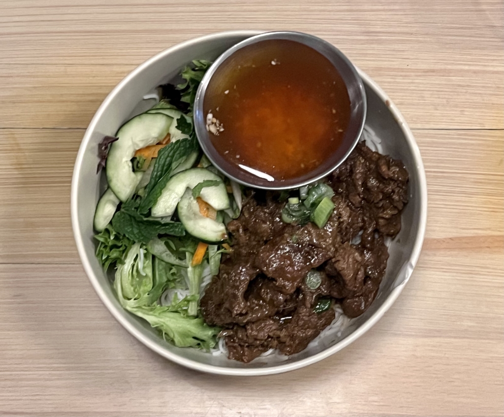 Here’s the Dish: Bánh’s Bún Bò Bơ (Butter Beef and Lemongrass)