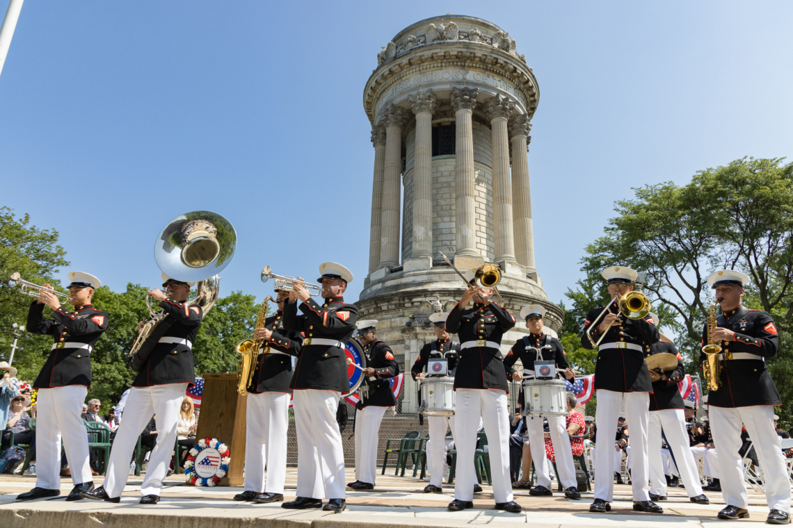 Memorial Day at the Soldiers’ and Sailors’ Monument