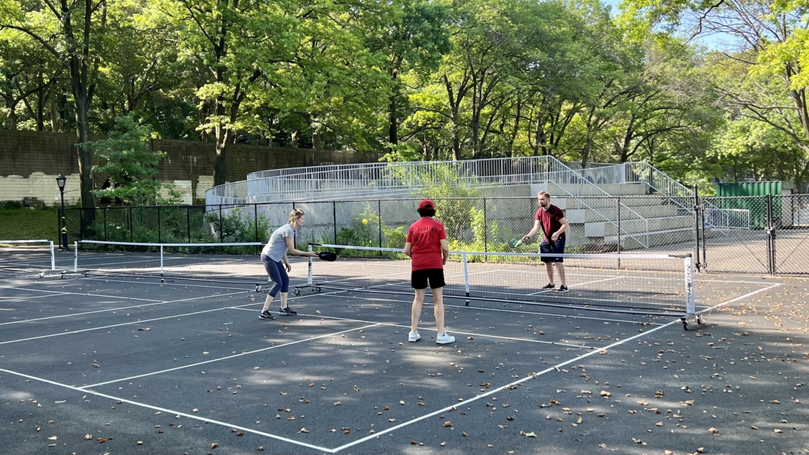 Pickleball comes to Riverside Park