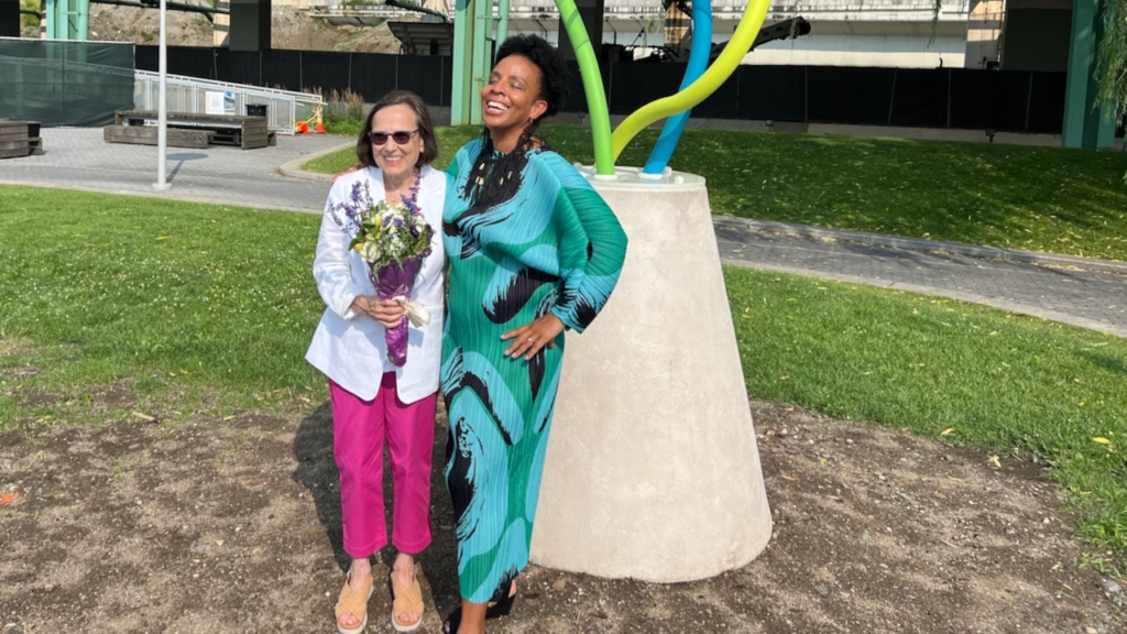 Two Sculptures Unveiled in Riverside Park South