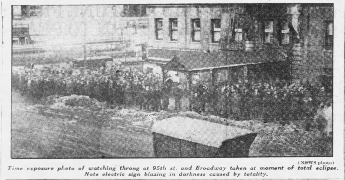 Throwback Thursday: Awaiting the April 8th Solar Eclipse; Remembering ...