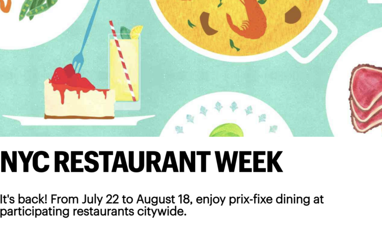 Restaurant Week Returns July 22 to August 18; 40 UWS Restaurants ...
