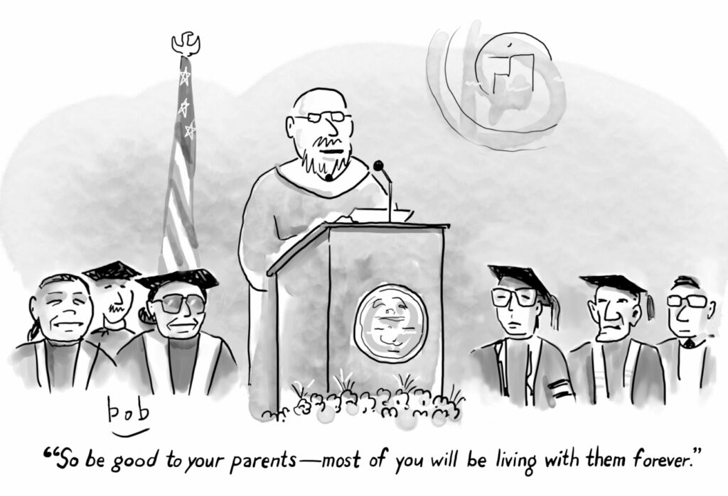 WSR Cartoon: Higher Education on the Upper West Side