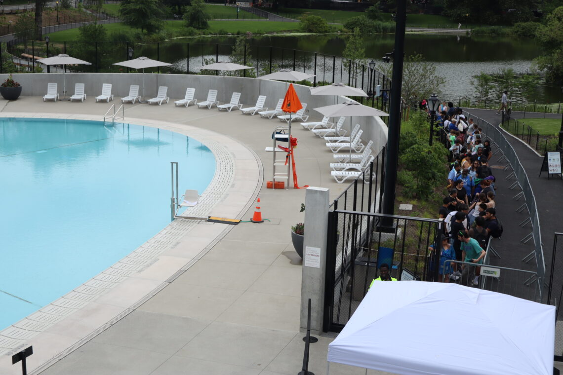 Under Cloudy Skies, UWS’s New Gottesman Public Pool Opens for Summer Season