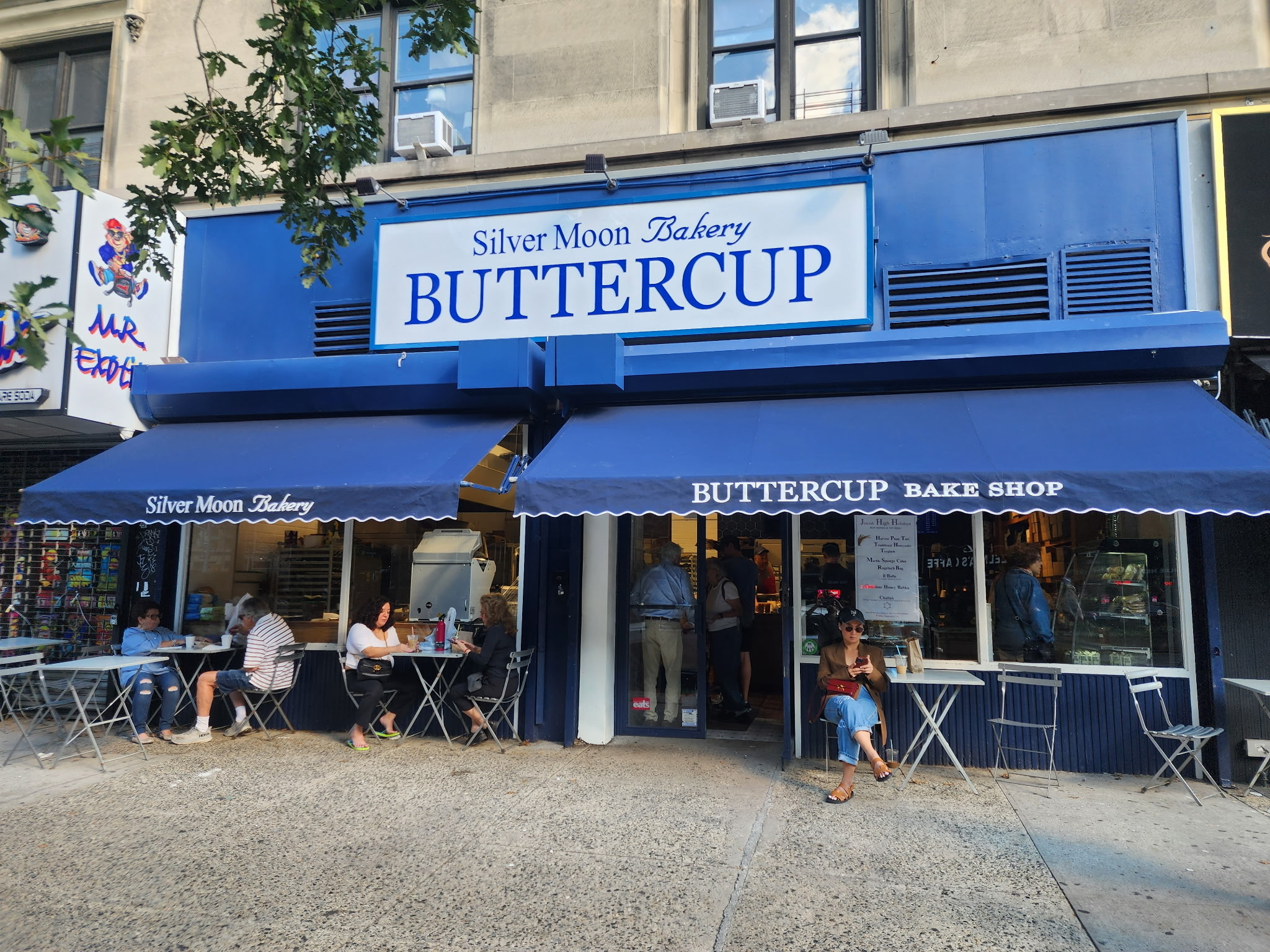 Large Silver Moon Bakery Sign Goes Up at New Upper West Side Home