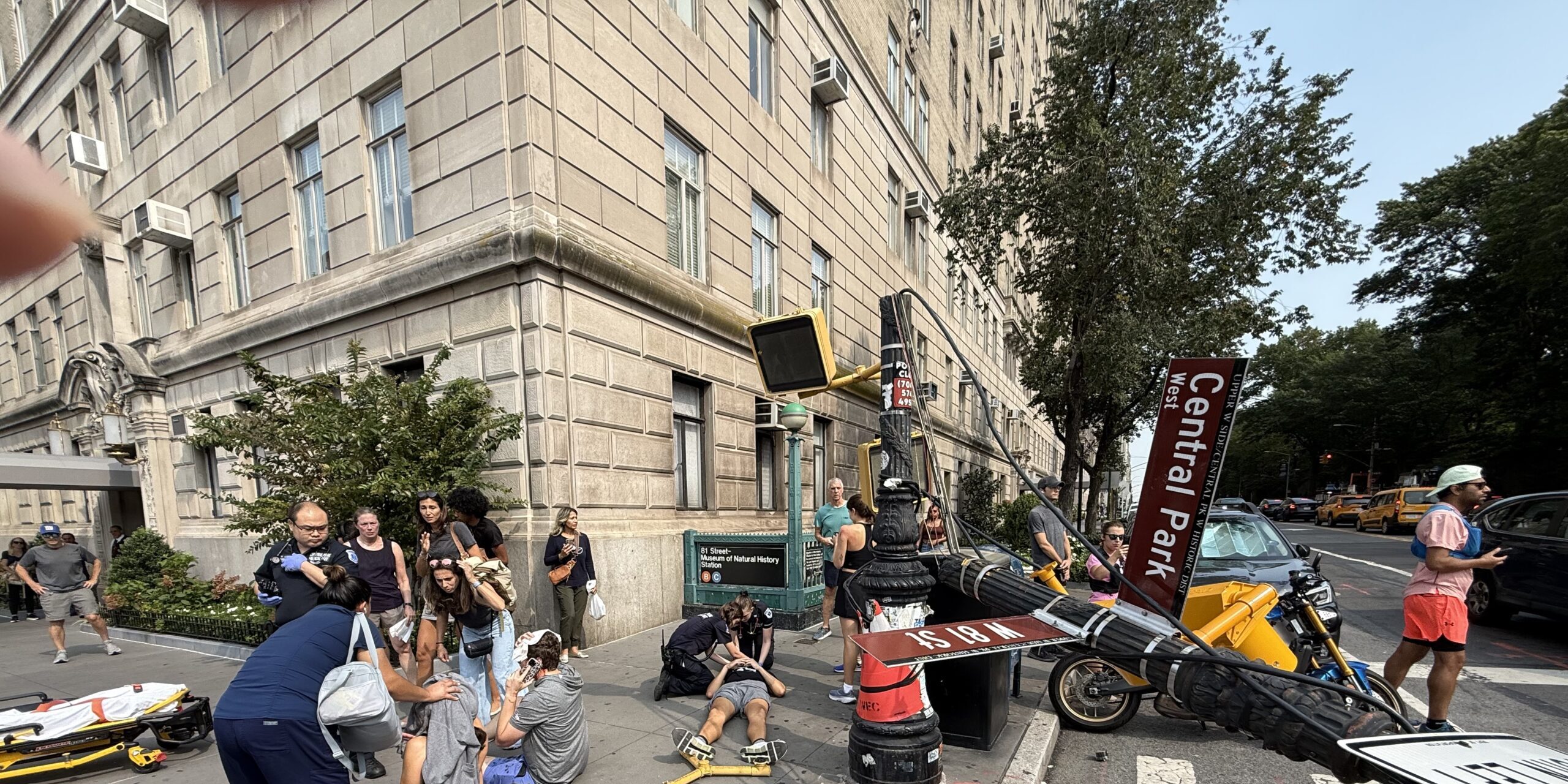 Multiple People Injured After Traffic Light Pole Crashes to the Ground ...