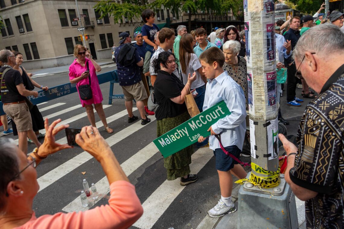 Late Writer and Actor Malachy McCourt Honored With a Renaming on West ...