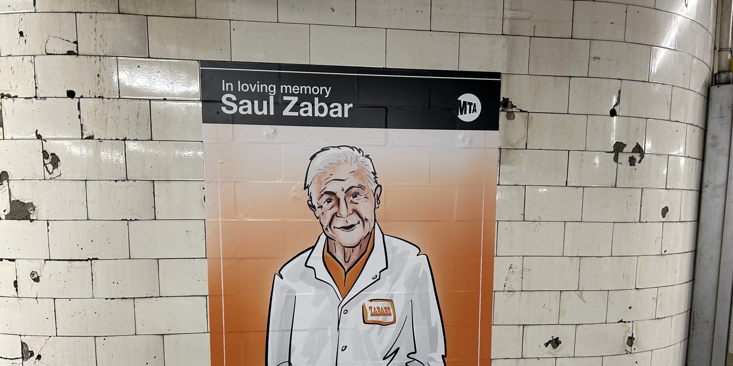 Saul Zabar Poster Unveiled in Upper West Side Train Station: See It