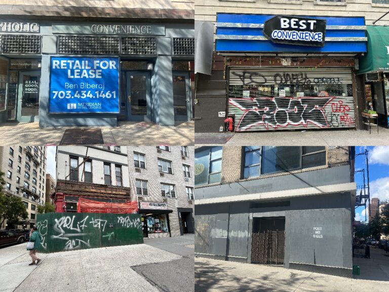 80 Vacant Storefronts Blight 51 Upper West Side Broadway Blocks