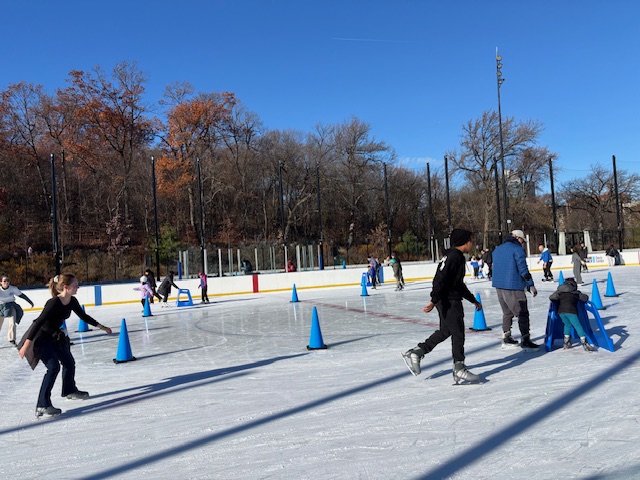 Skaters Take to the Ice in Central Park's New Gottesman Rink
