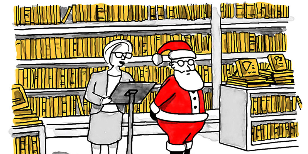 WSR Cartoon: Santa Holds a Press Conference